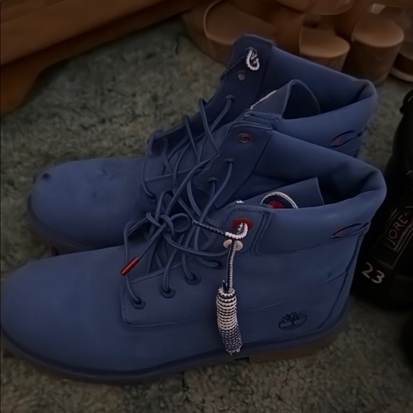 Timberland | Shoes | Blue Timberland Men Or Womans Boot | Poshmark